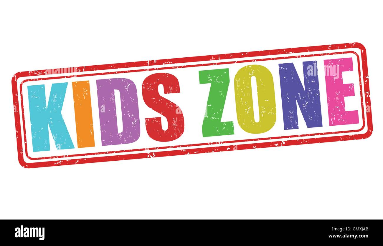 Kids zone stamp Stock Vector Image & Art - Alamy