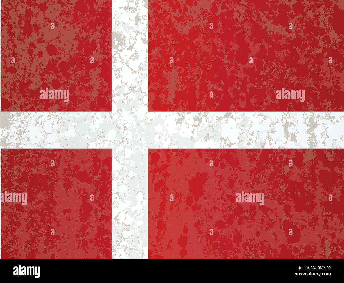 Grunge danish flag Stock Vector Images - Alamy