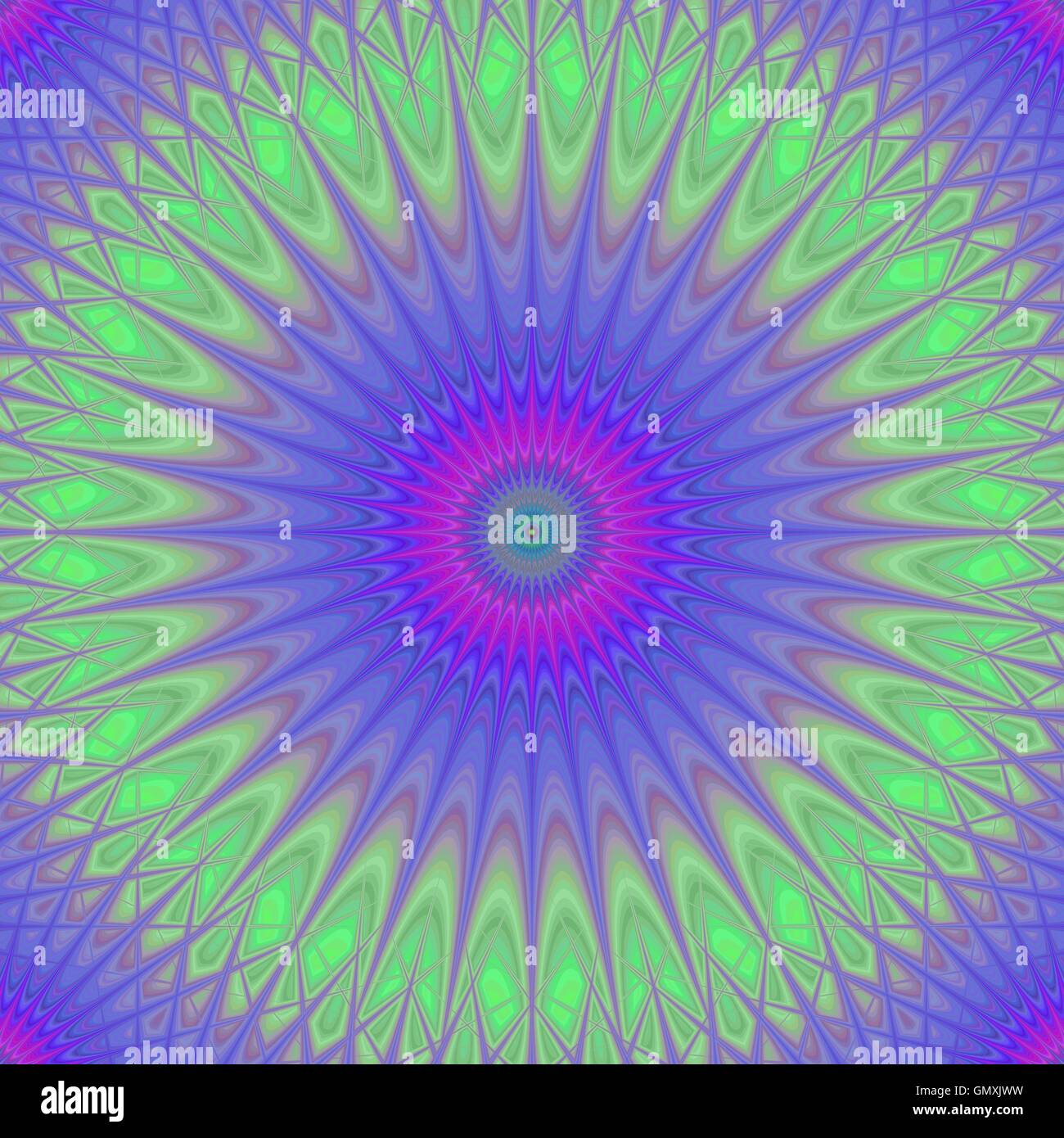 Abstract oriental star fractal design hi-res stock photography and ...