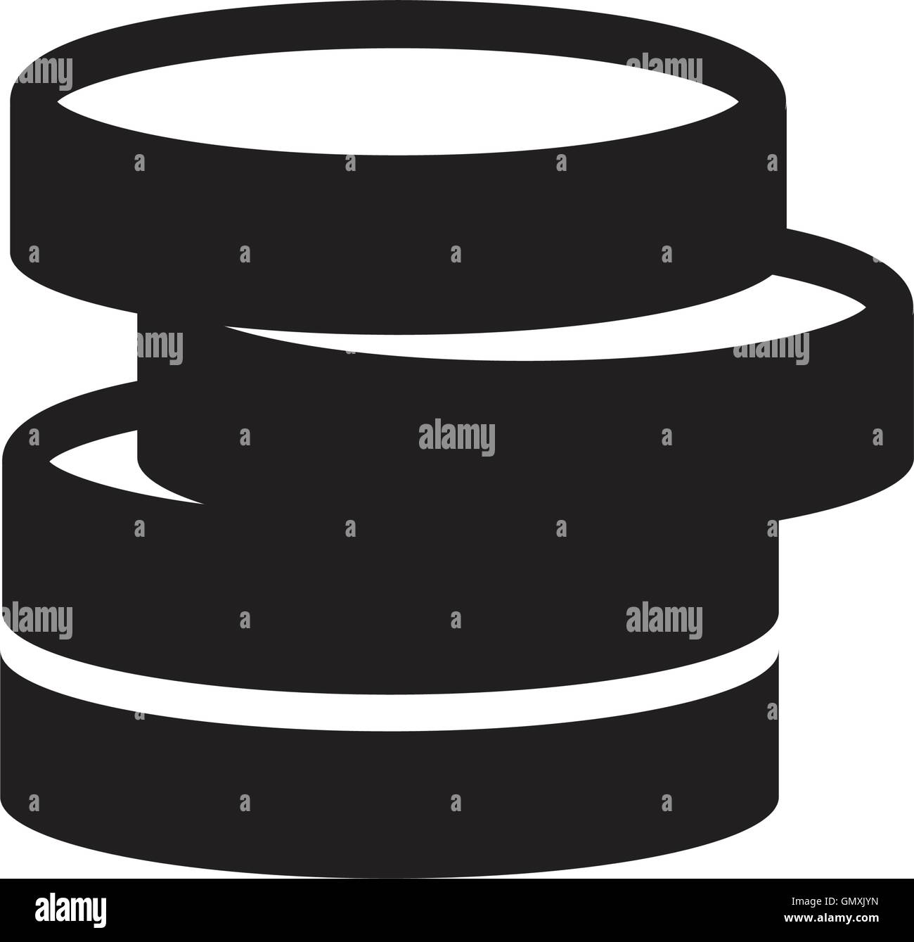 Coins icon. Cash money sign Stock Vector Image & Art - Alamy