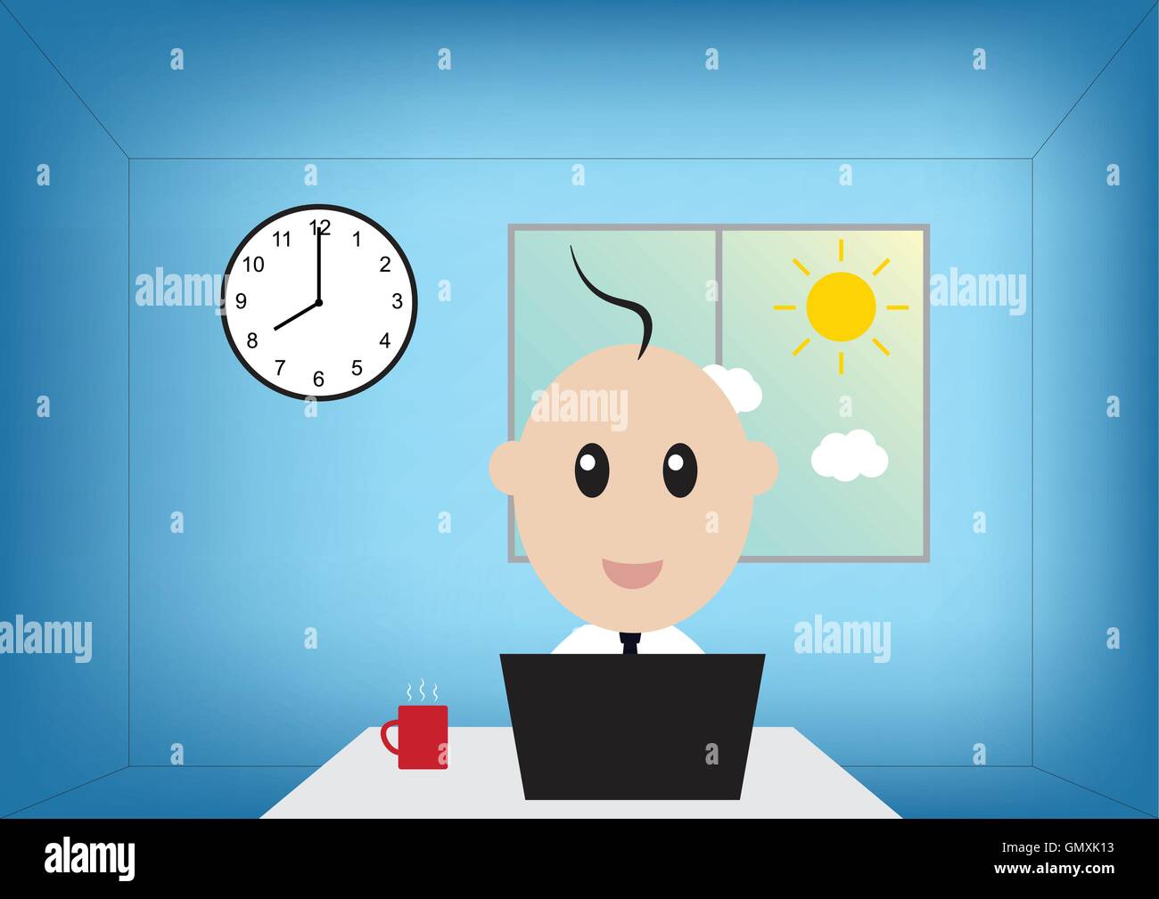 Administrator work Stock Vector Images - Alamy