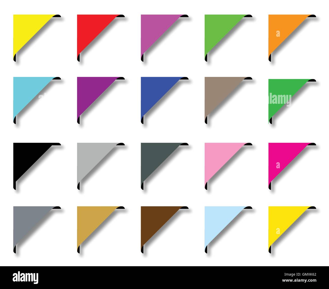 Page corners hi-res stock photography and images - Alamy