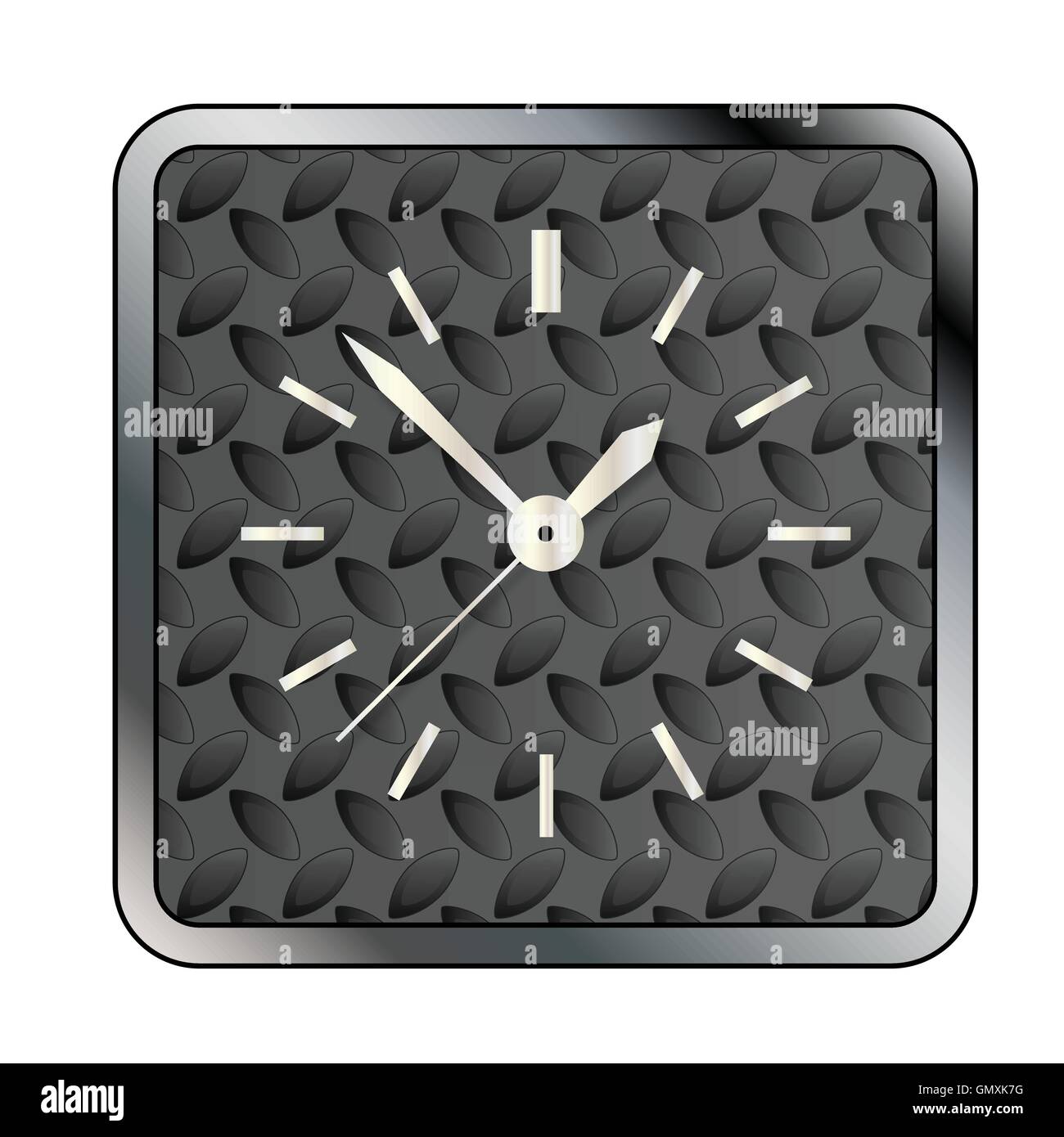 Metal Tread Clock Face Stock Vector Image & Art - Alamy