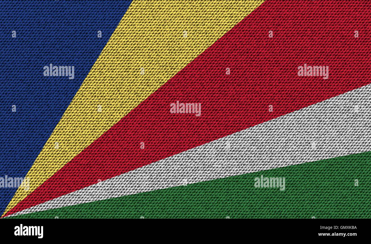Seychelles national banner Stock Vector Images - Alamy