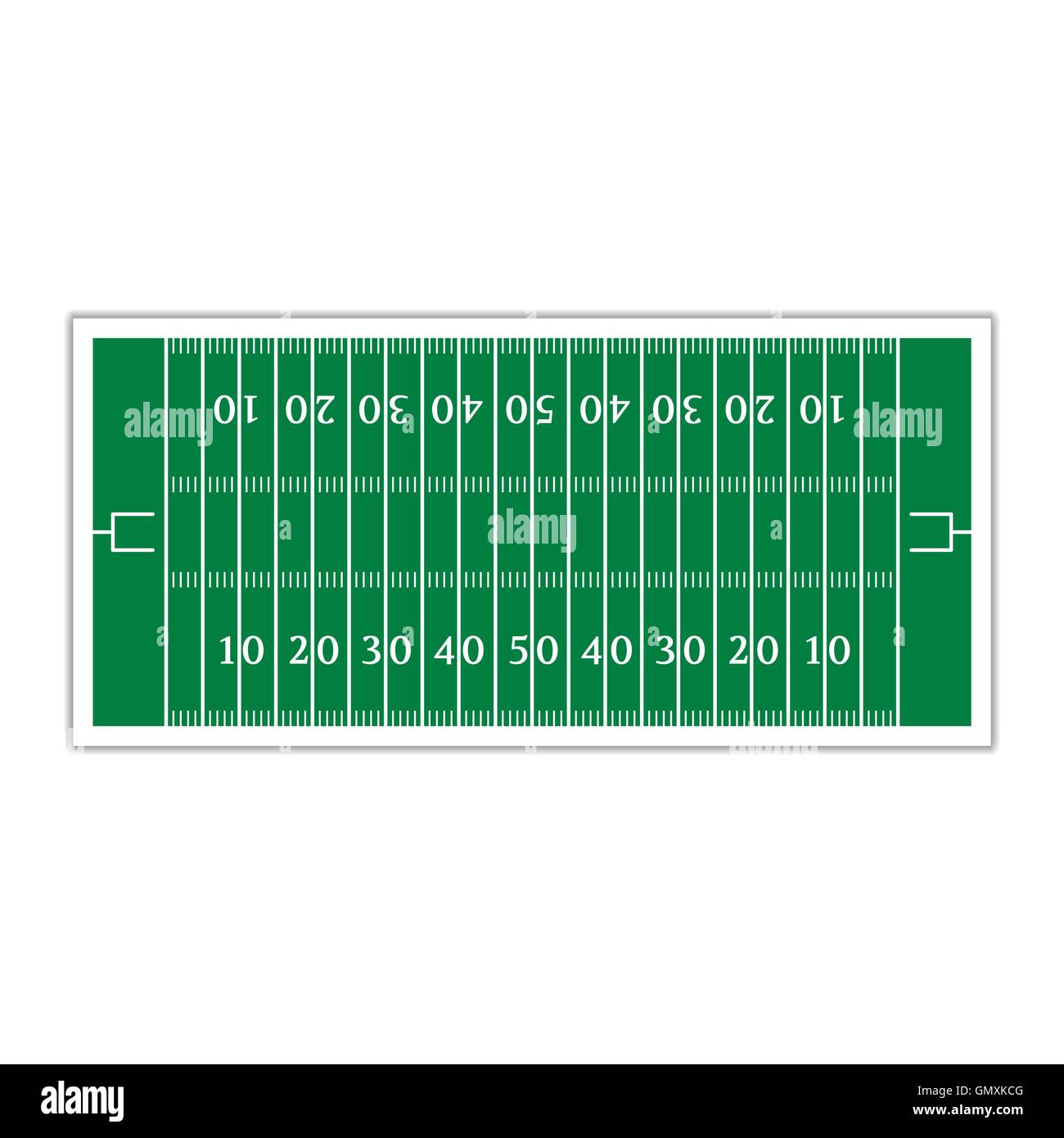American football field yard lines hi-res stock photography and images ...