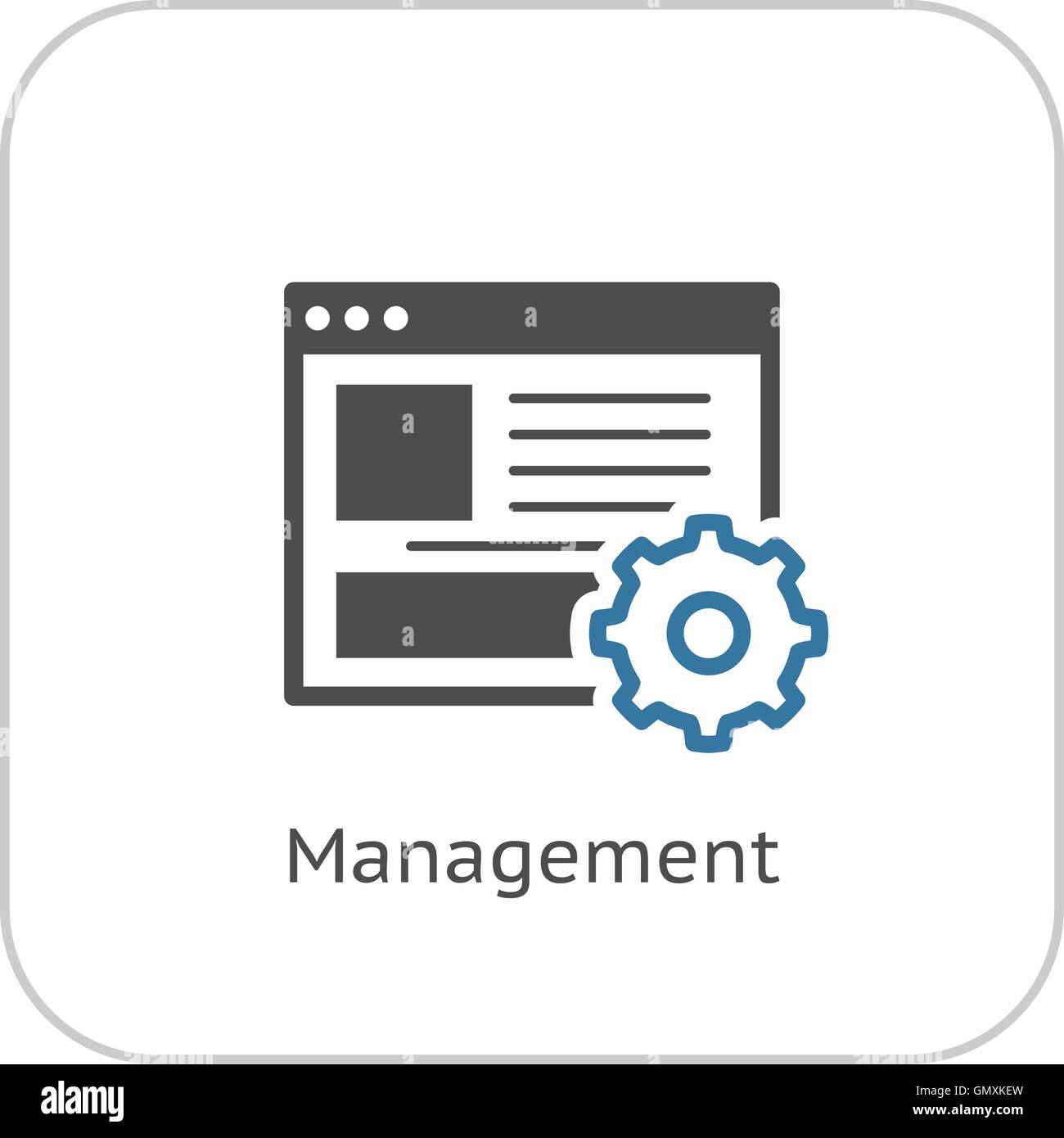 Management Icon. Business Concept Stock Vector Image & Art - Alamy