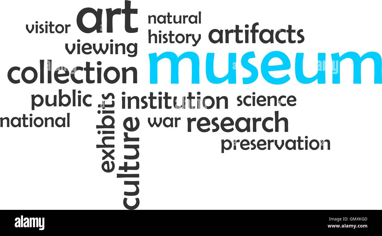 word cloud - museum Stock Vector Image & Art - Alamy