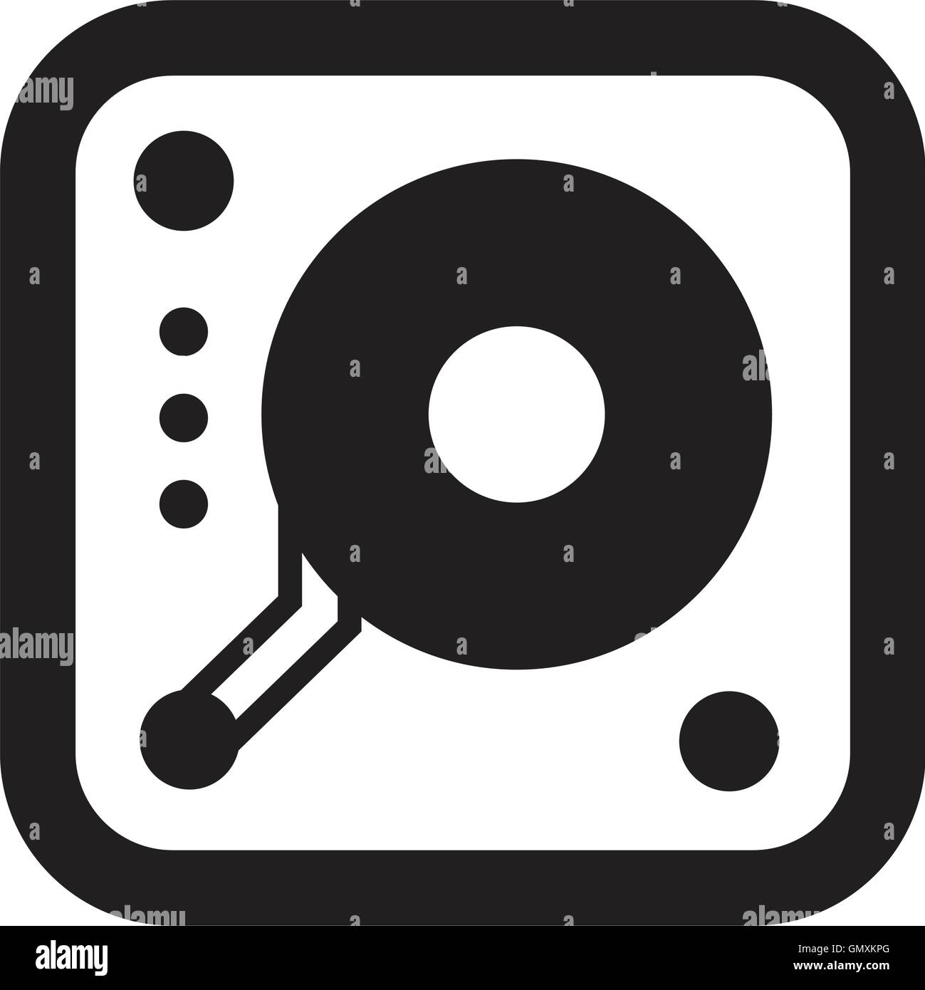 turntable music icon Stock Vector Image & Art - Alamy
