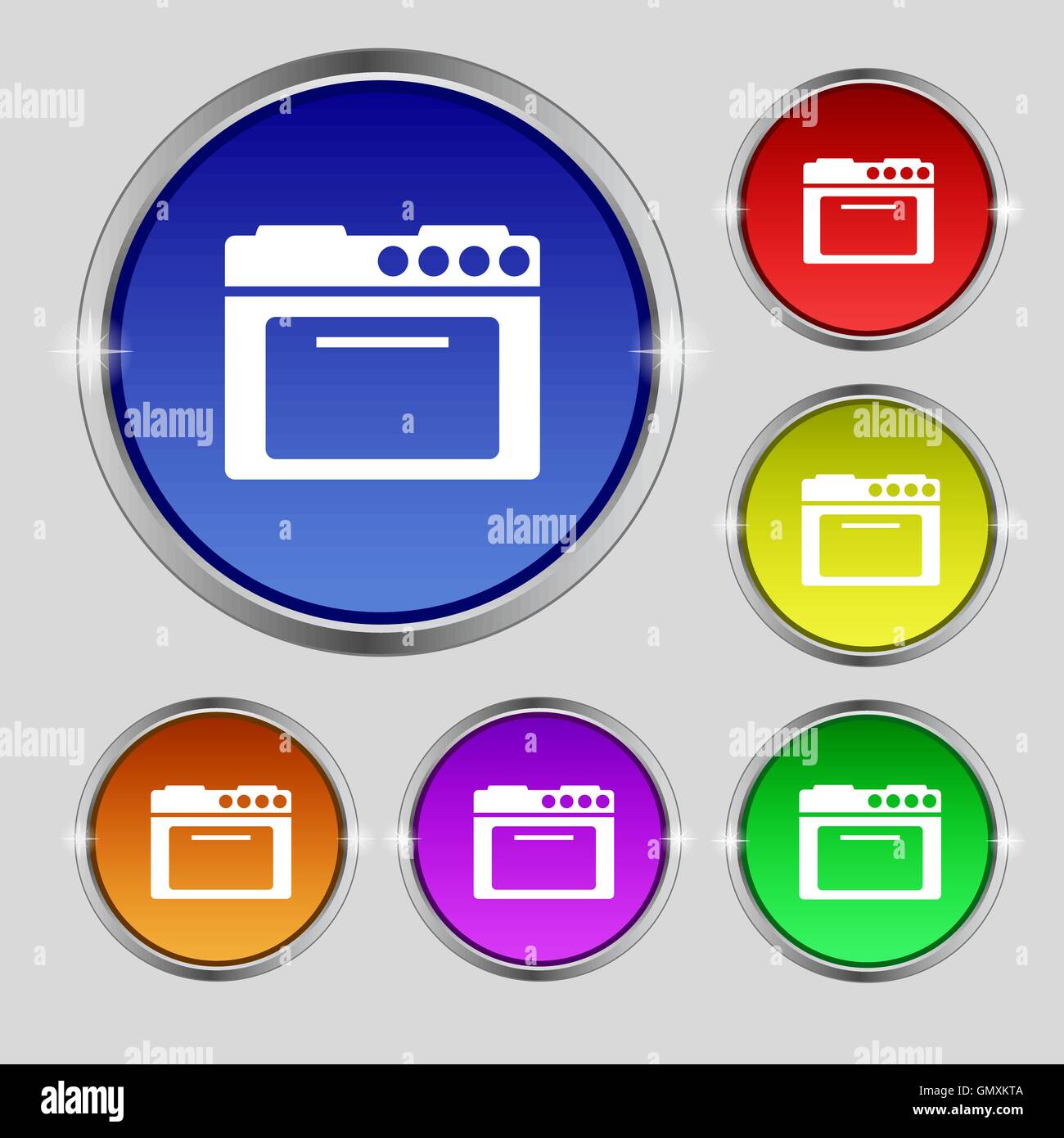 Stove colourful Stock Vector Images - Alamy