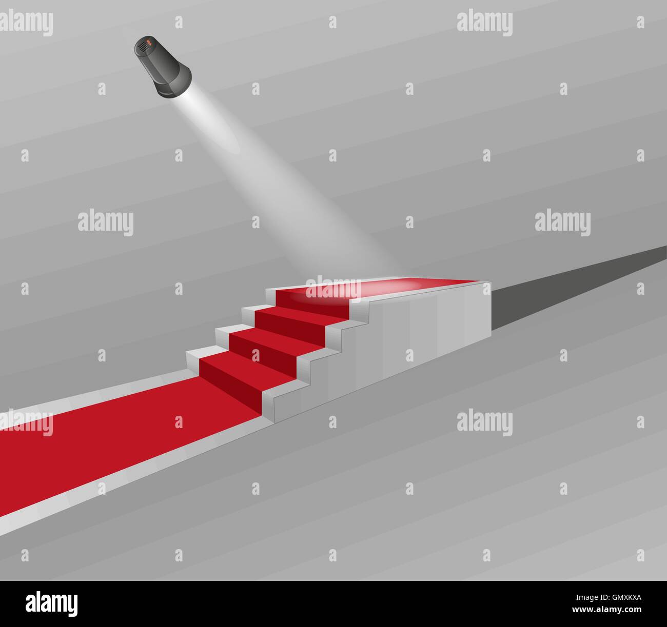 Advertisement stairs Stock Vector Images - Alamy