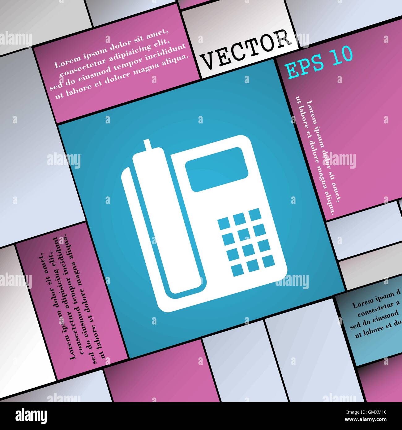 home phone icon sign. Modern flat style for your design. Vector Stock ...