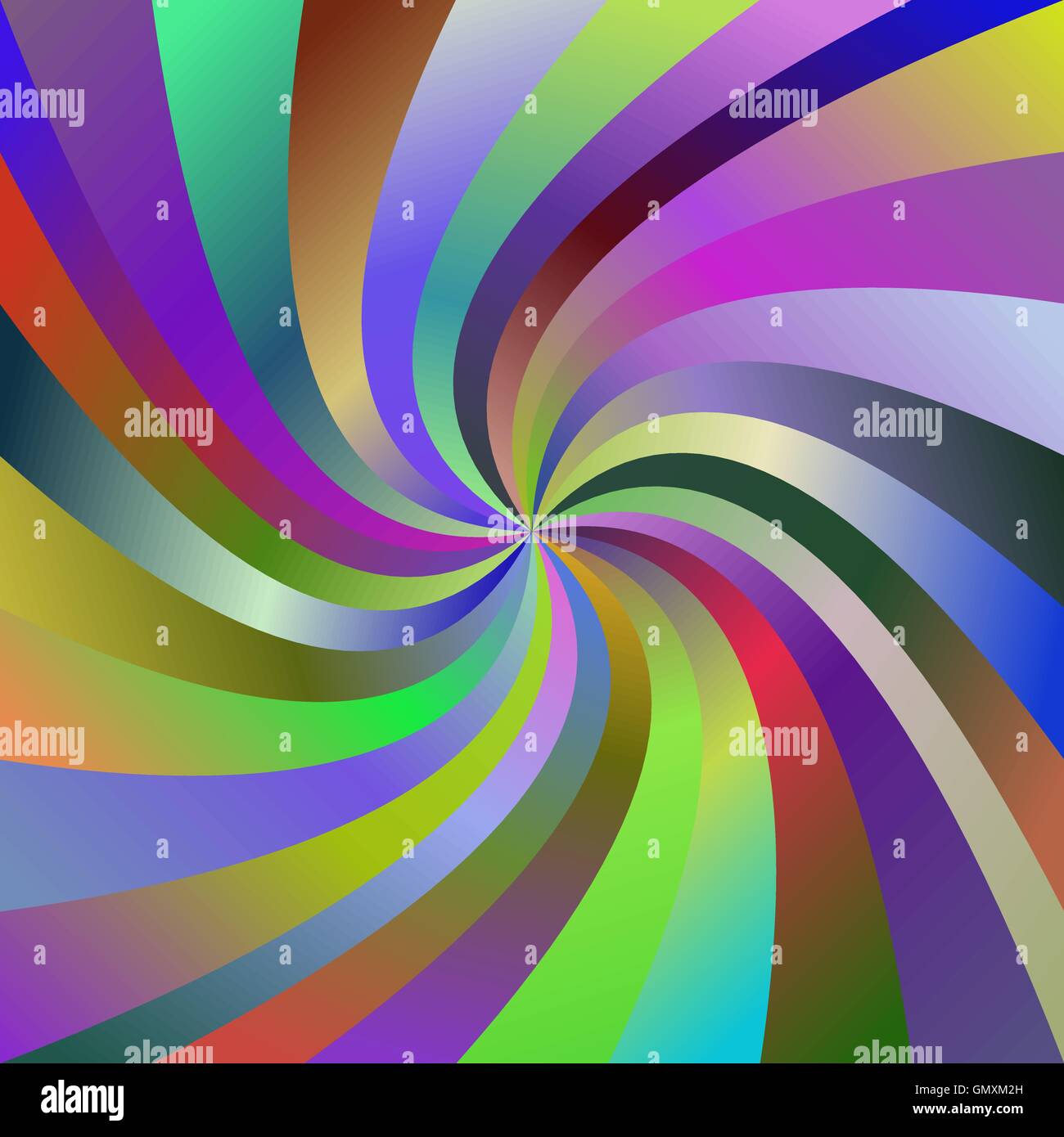 Multicolored abstract spiral ray background Stock Vector Image & Art ...
