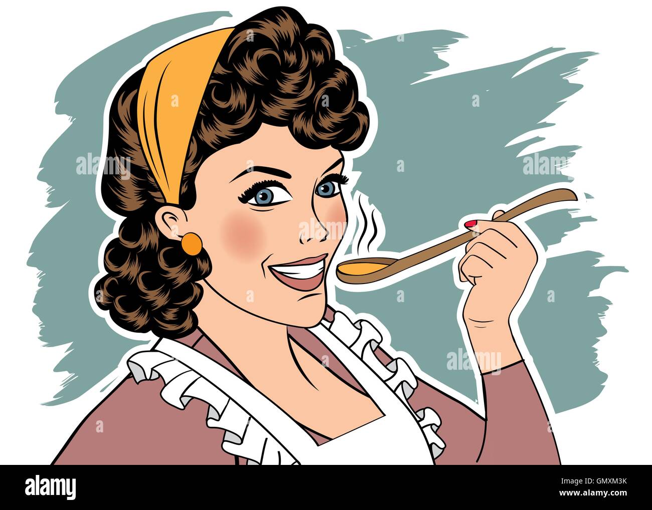 Food home cooking woman Cut Out Stock Images & Pictures - Alamy