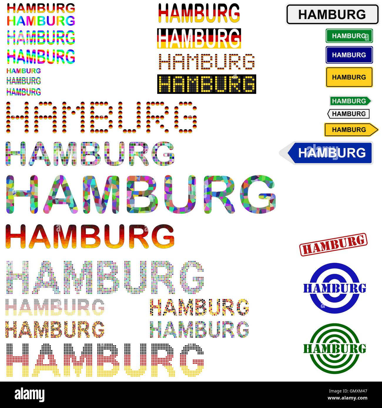 Hamburg text design set Stock Vector Image & Art - Alamy Hamburg text design set Stock Vector Image & Art - Alamy