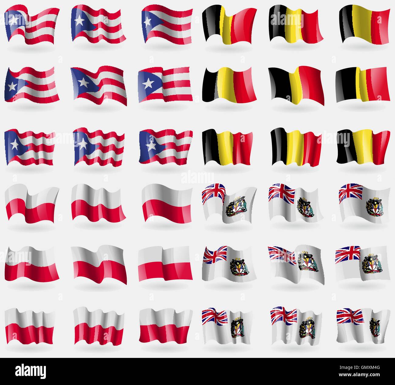 Belgium and puerto rico Stock Vector Images - Alamy