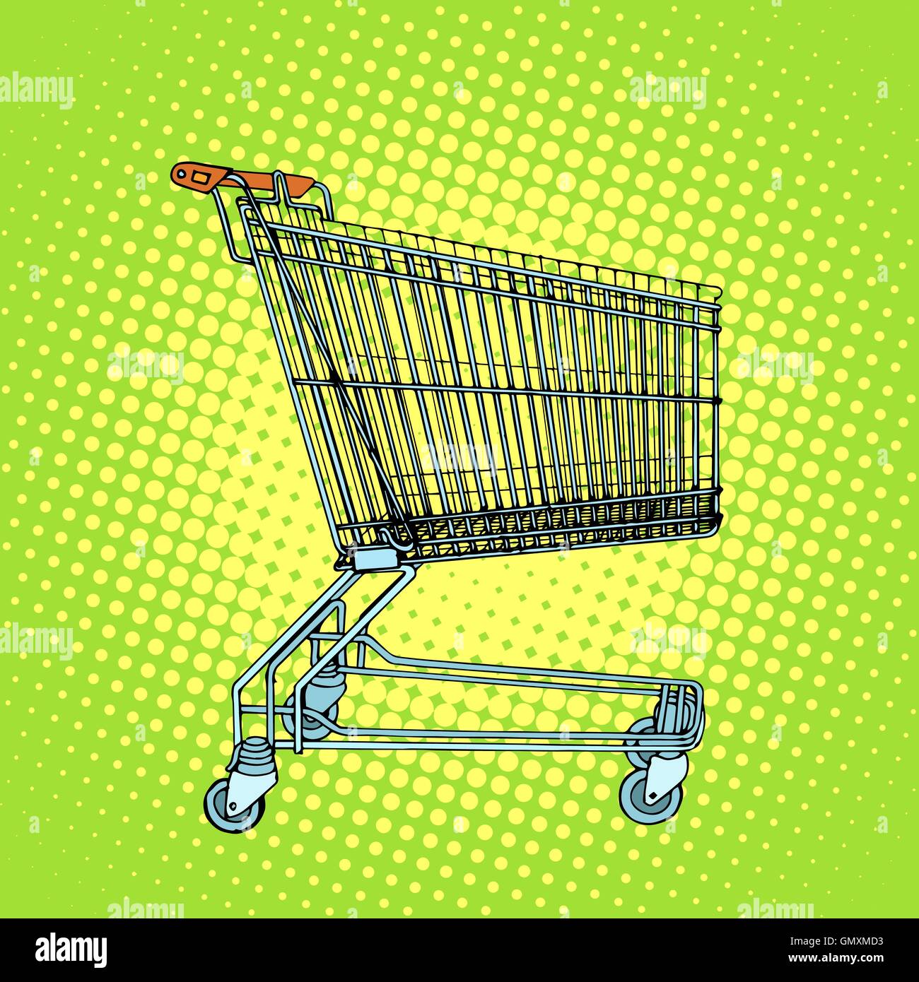 Vintage shopping cart hi-res stock photography and images - Alamy