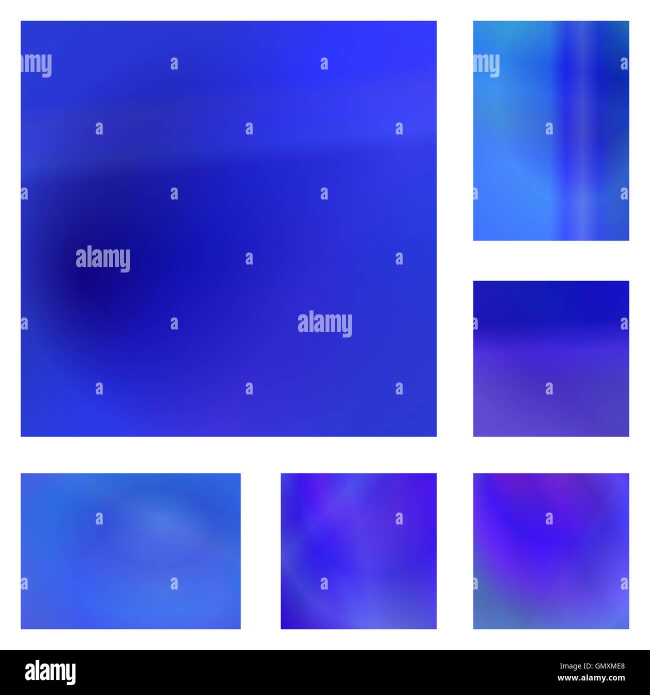 Blue abstract background design set Stock Vector Image & Art - Alamy