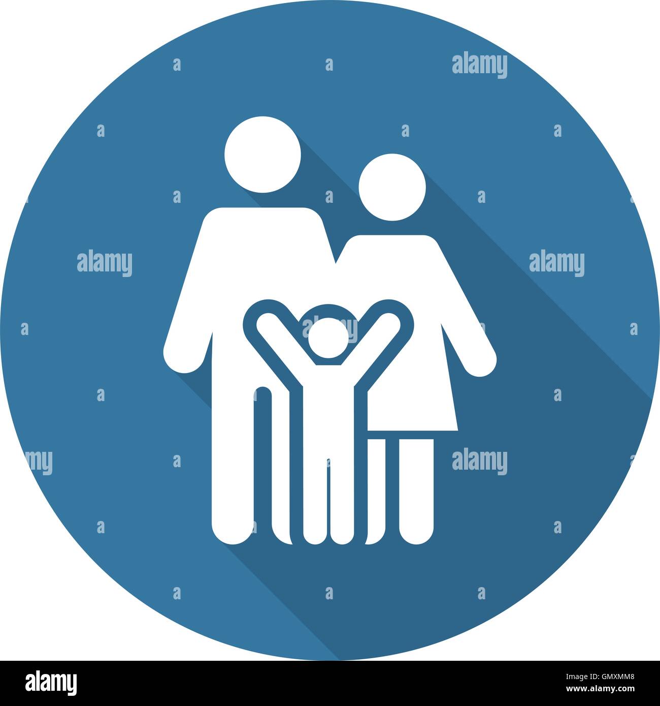 Family Support Icon. Flat Design Stock Vector Image & Art - Alamy