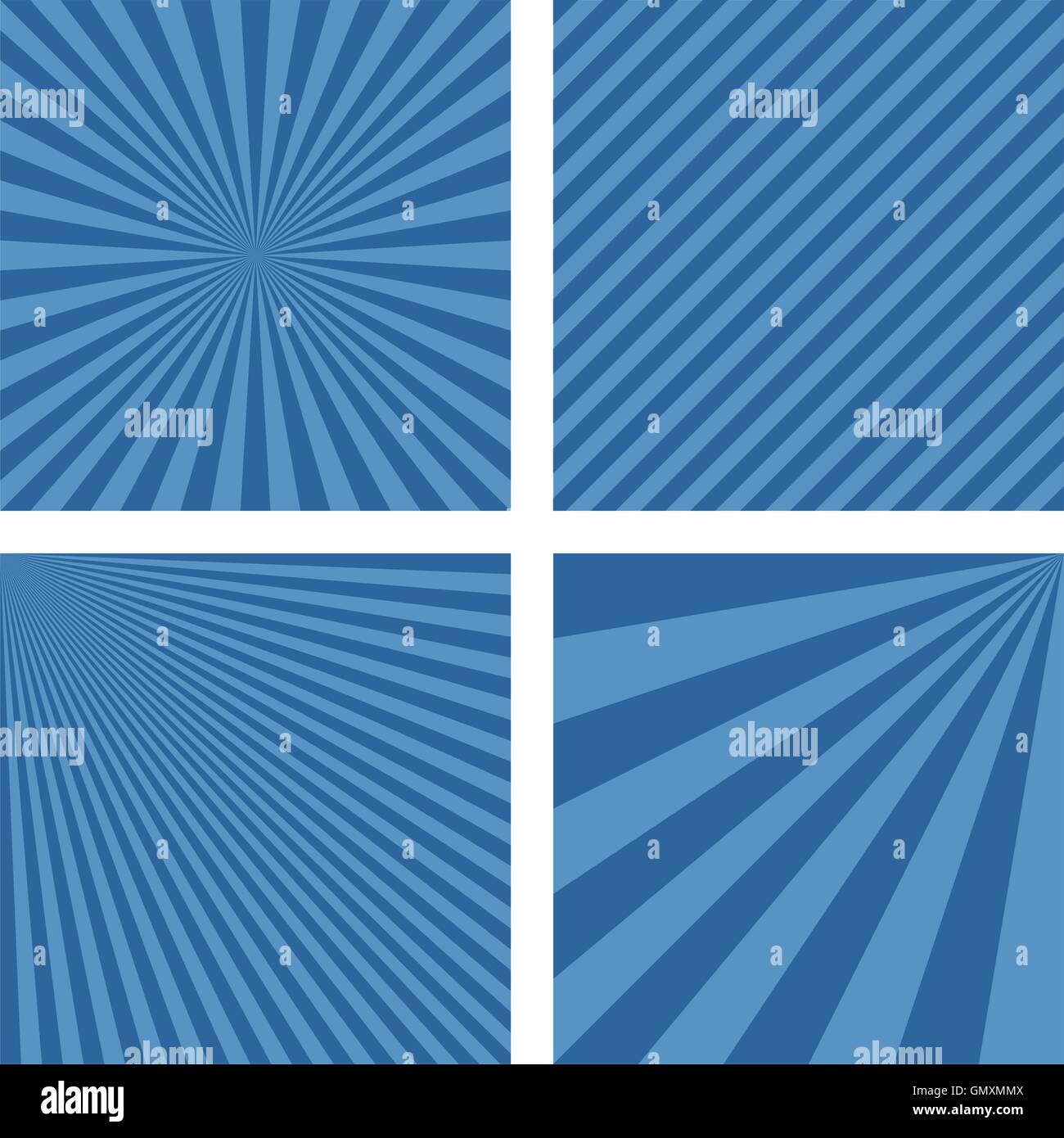 Blue simple striped pattern wallpaper set Stock Vector Image & Art - Alamy