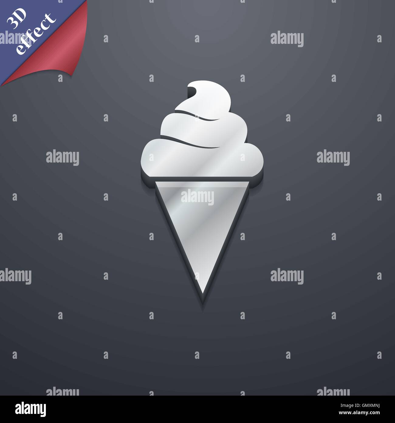 Ice text style Stock Vector Images - Alamy