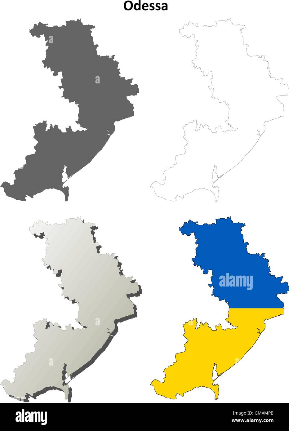 Map of odesa hi-res stock photography and images - Alamy