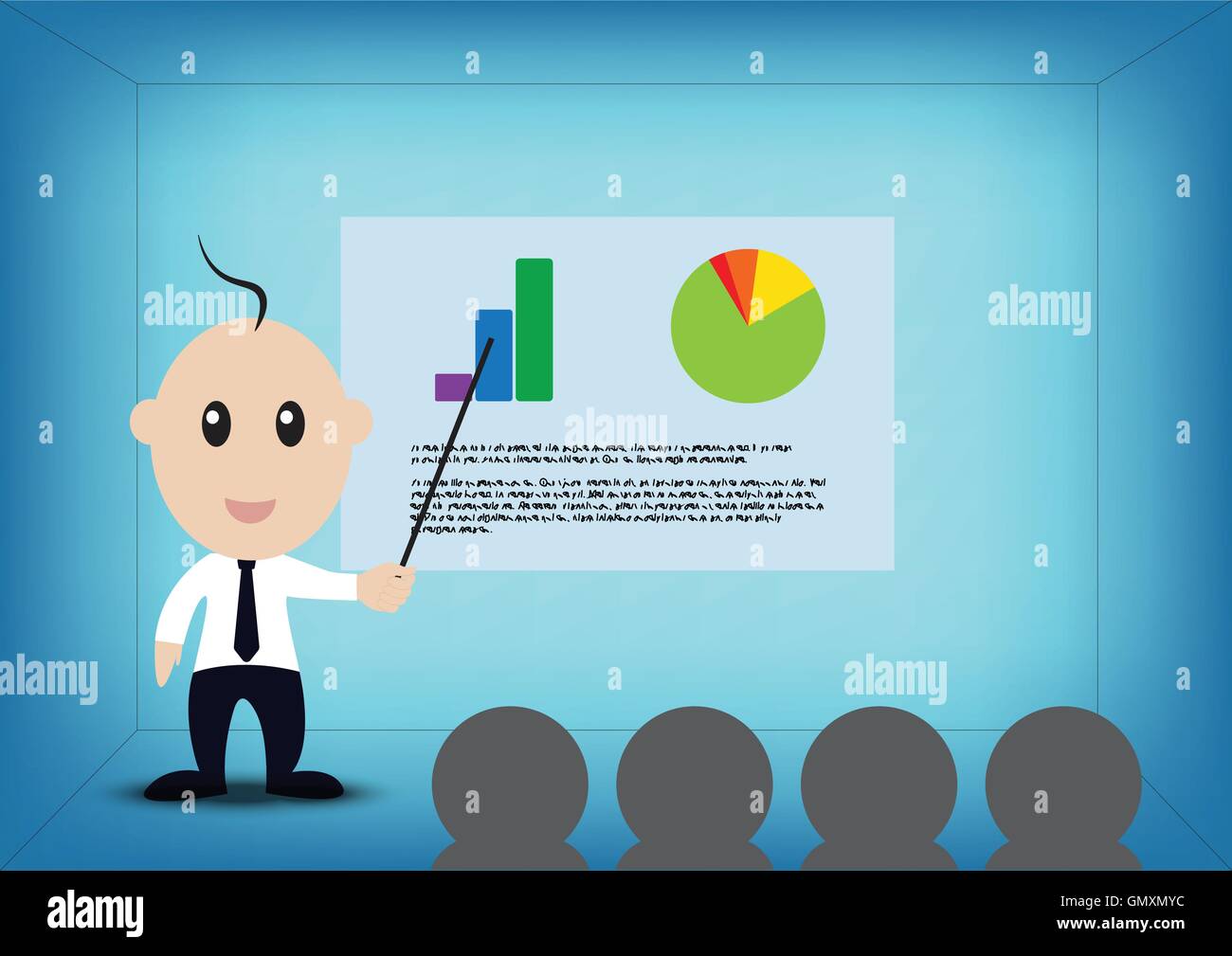 Explaining team Stock Vector Images - Alamy