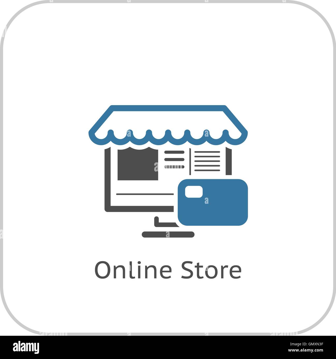 Online Store Icon. Business Concept Stock Vector Image & Art - Alamy