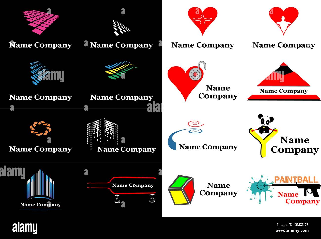 Company logo design Stock Vector Image & Art - Alamy