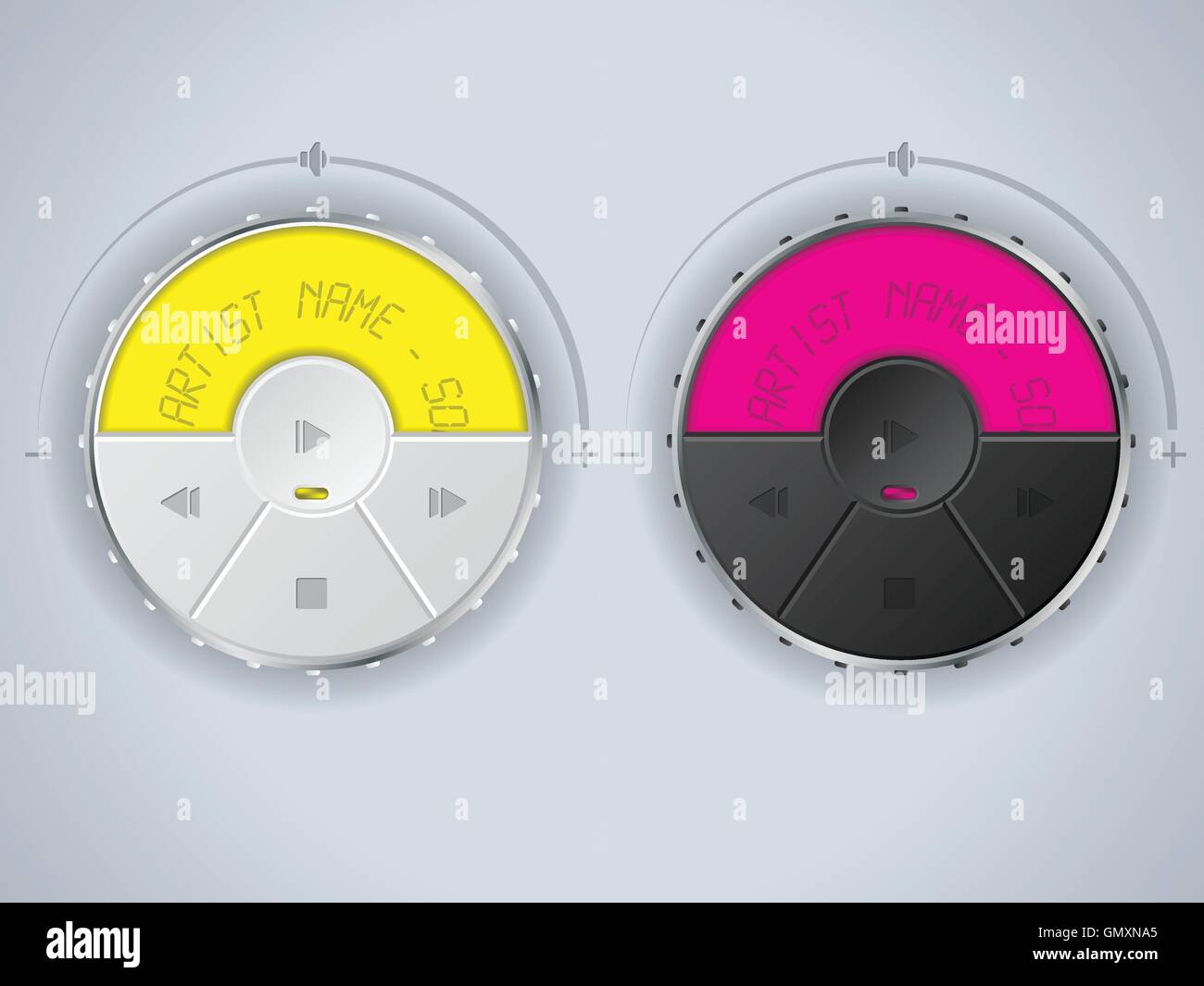 Modern car entertainment digital Stock Vector Images - Alamy