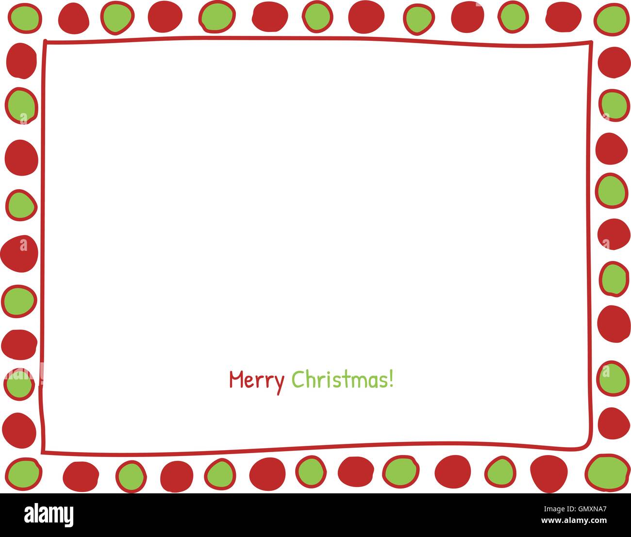 Christmas circle border Stock Vector Image & Art - Alamy