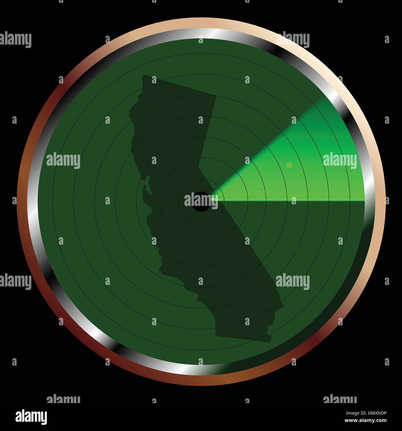 Radar map and california hi-res stock photography and images - Alamy