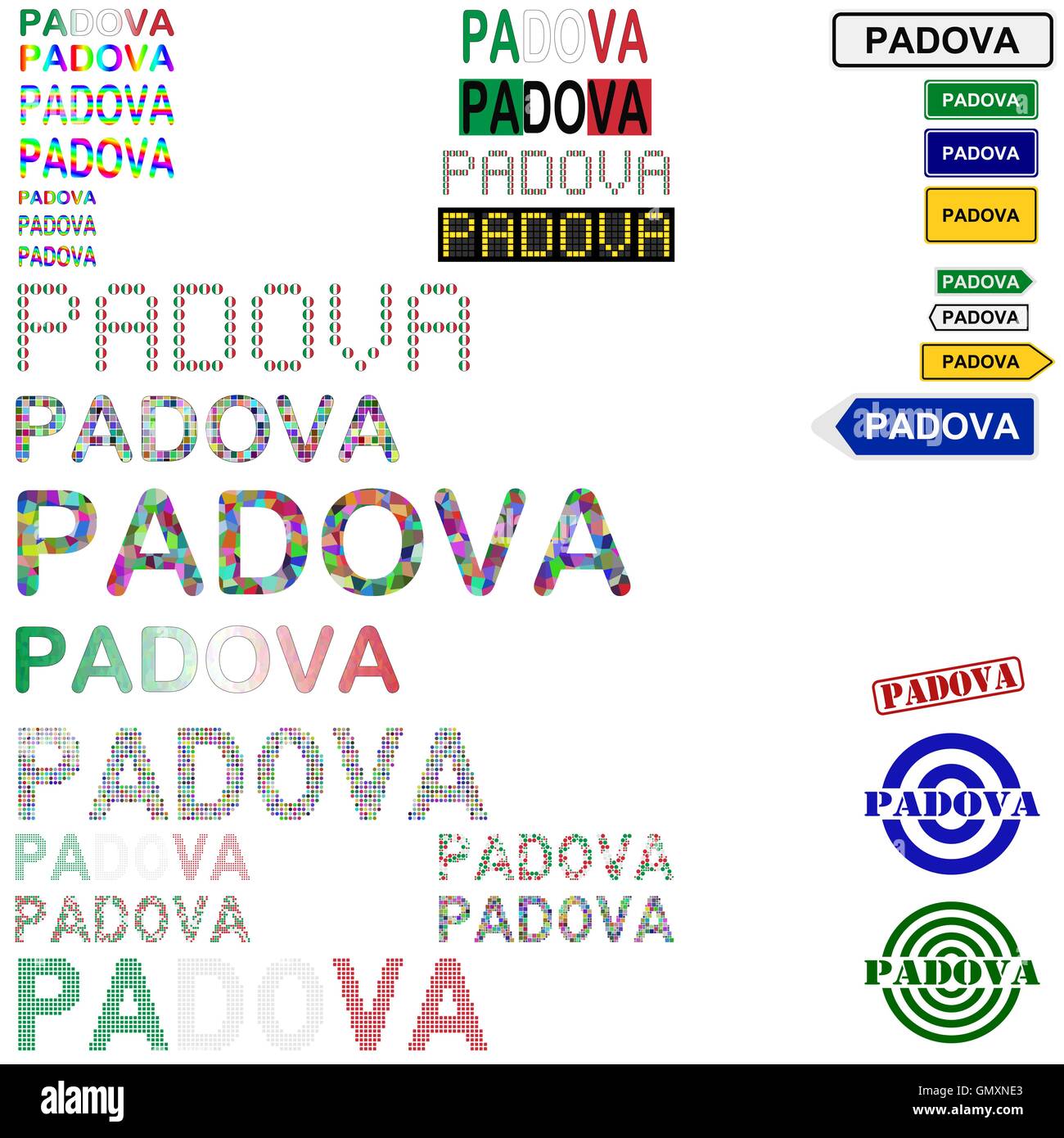 Padua text Stock Vector Images - Alamy