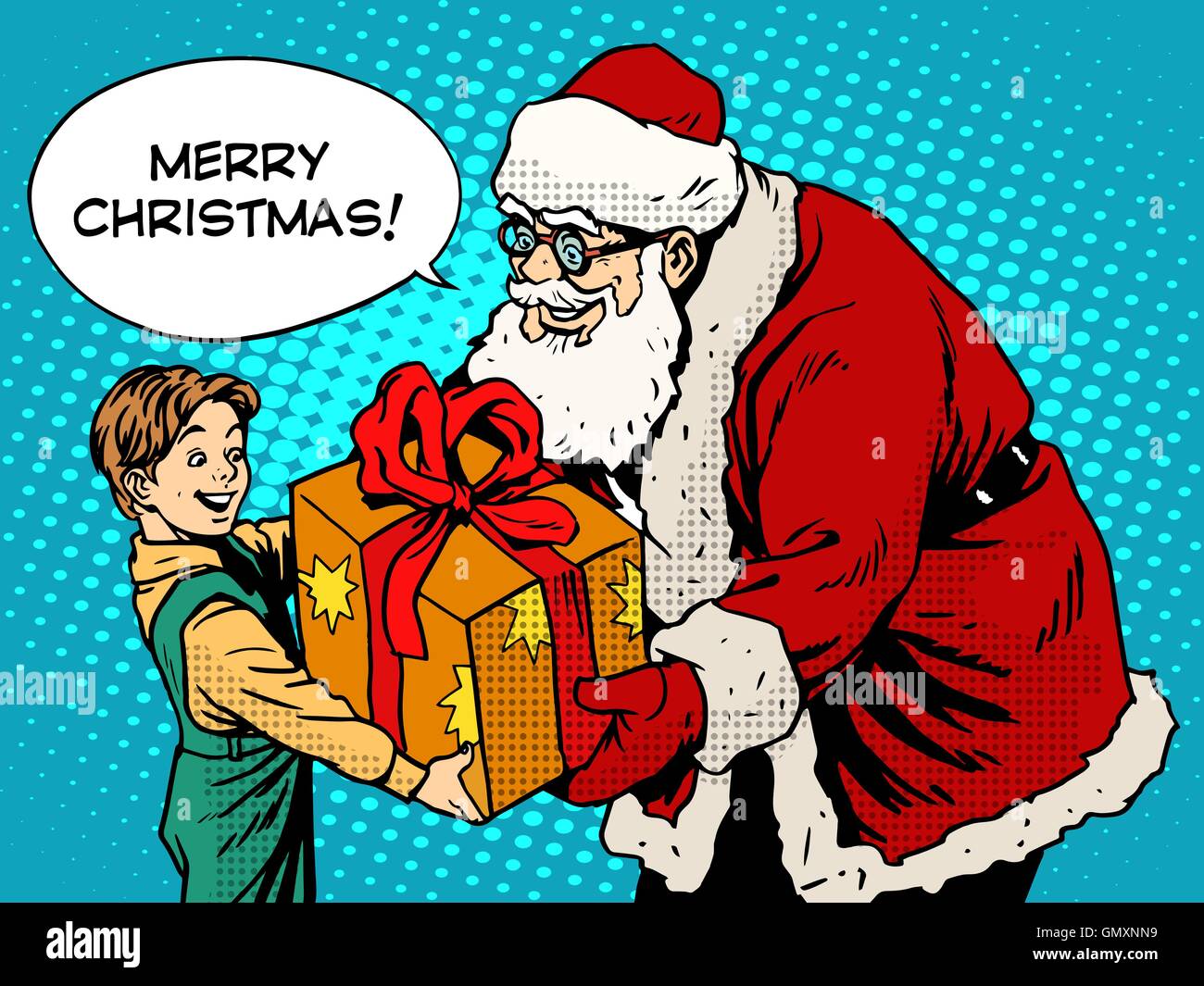 Child concept merry christmas happy Stock Vector Images - Alamy