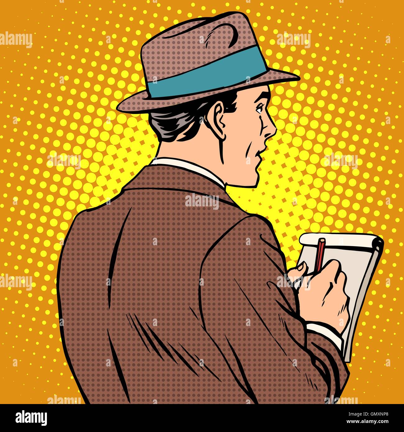 journalist interviews notepad Stock Vector Image & Art - Alamy