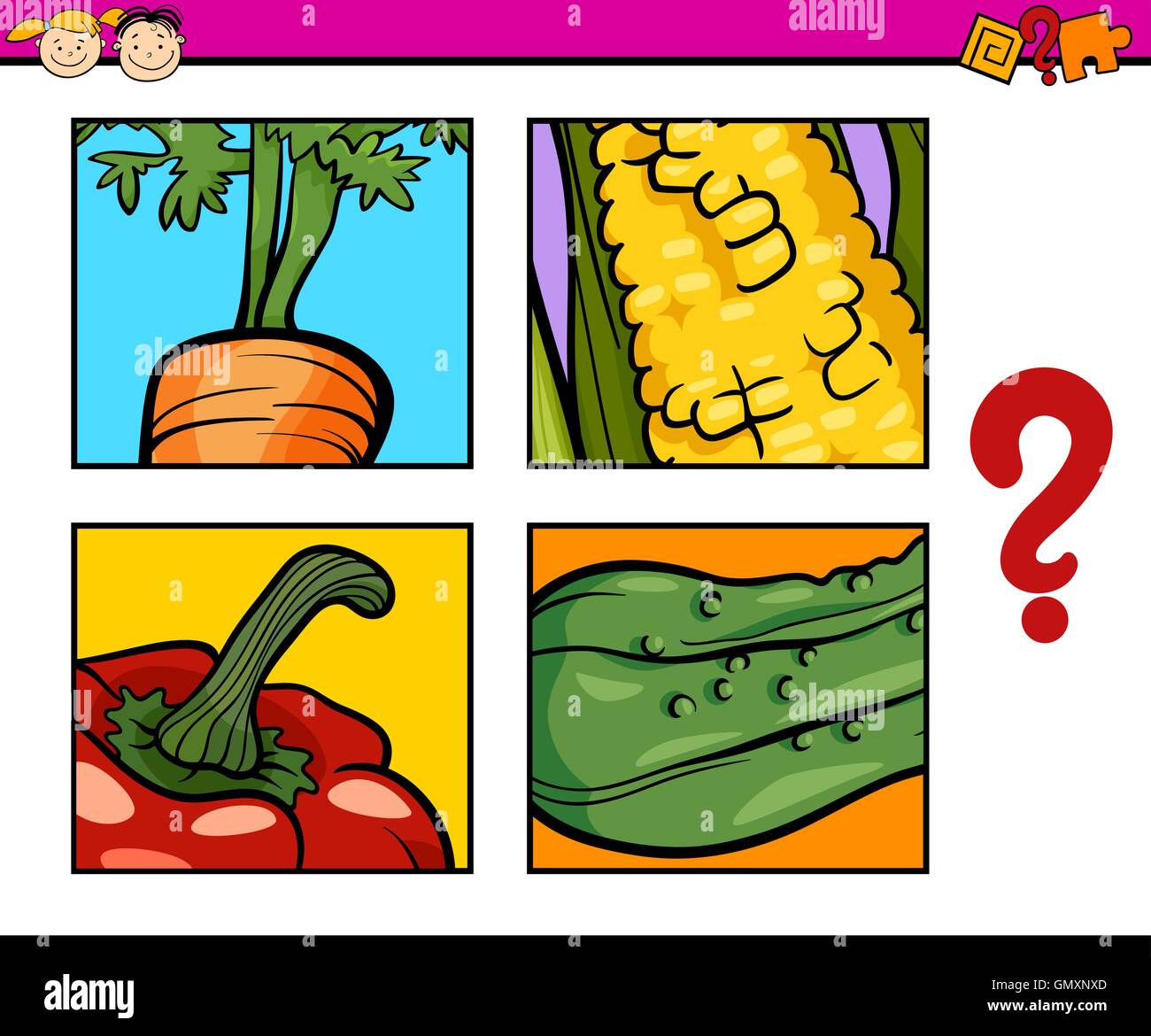 educational puzzle task for children Stock Vector Image & Art - Alamy