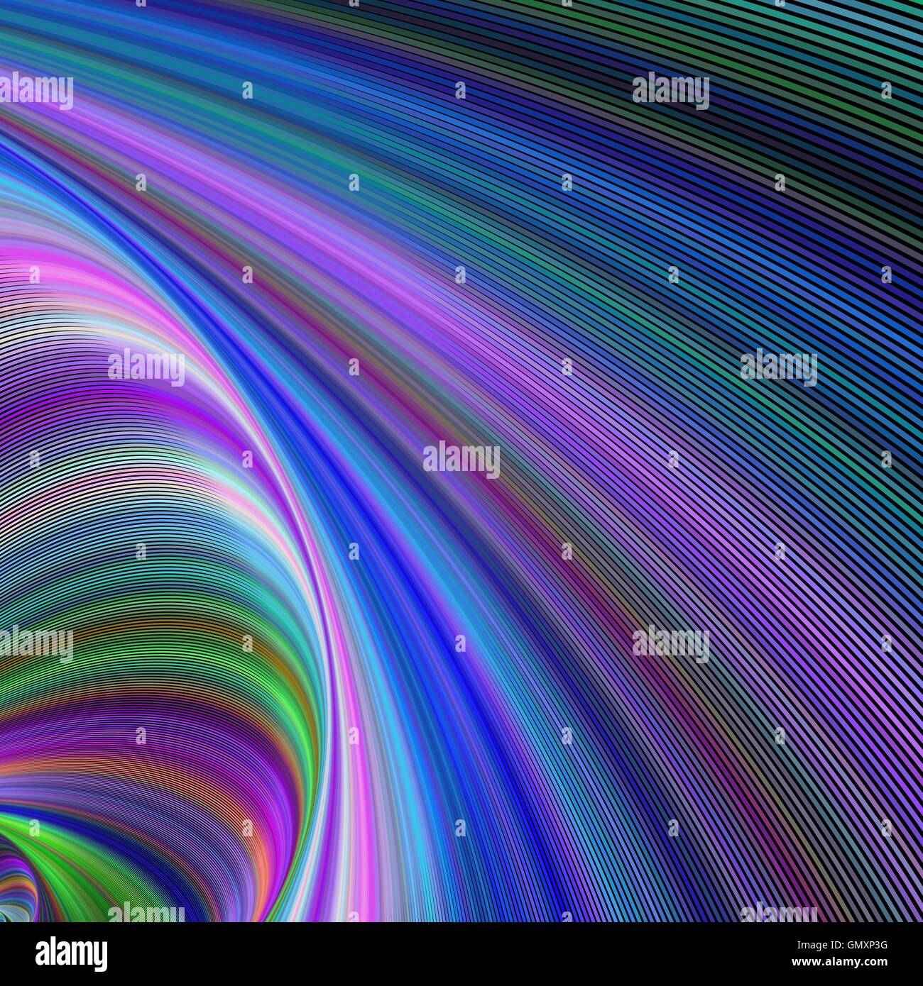 Abstract colorful curved geometric digital background Stock Vector ...