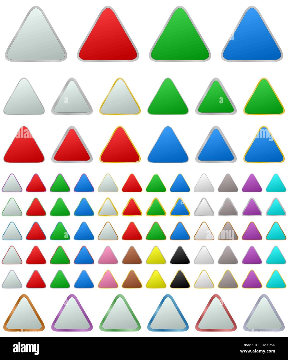Bronze triangle Stock Vector Images - Alamy