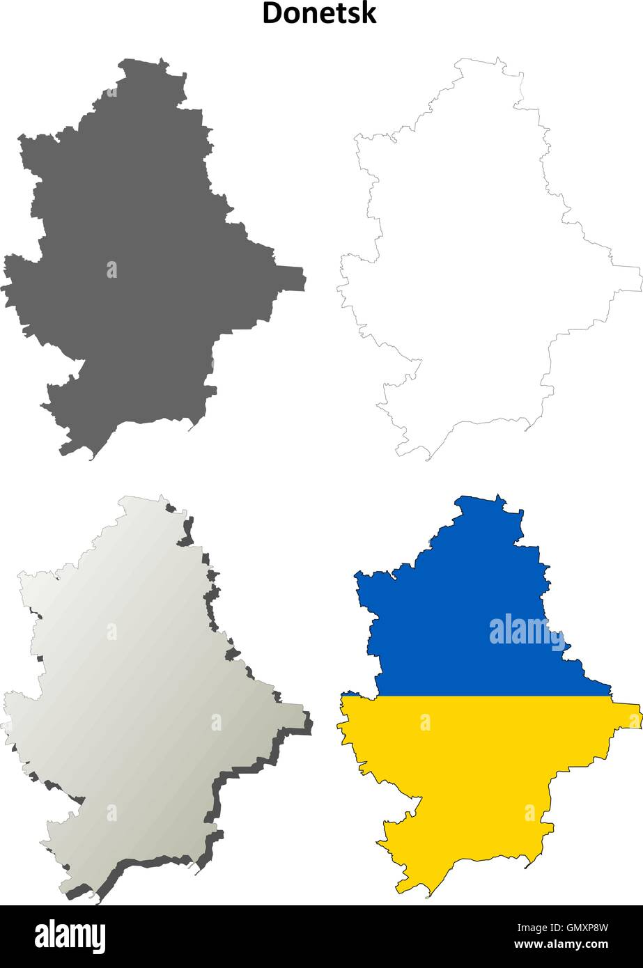 Map with donetsk hi-res stock photography and images - Alamy