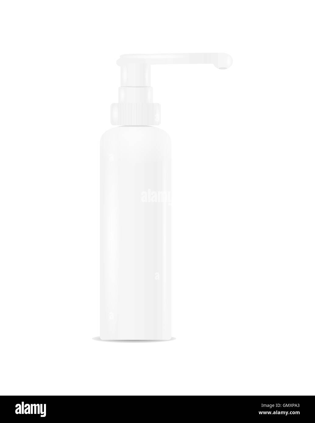 White bottle cream Stock Vector Images - Alamy