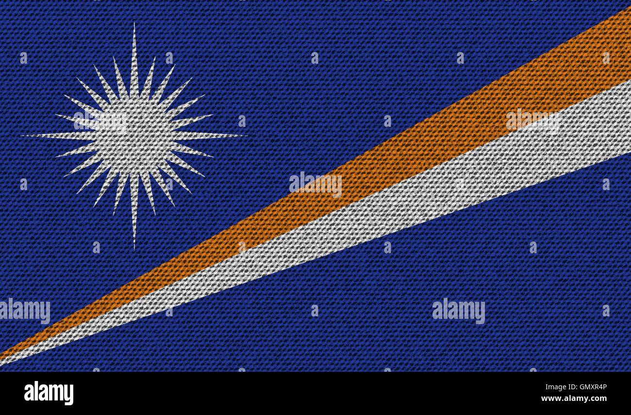 Flags Marshll Islands on denim texture. Vector Stock Vector Image & Art ...