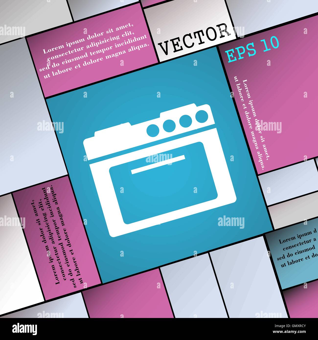 Modern furnace Stock Vector Images - Alamy