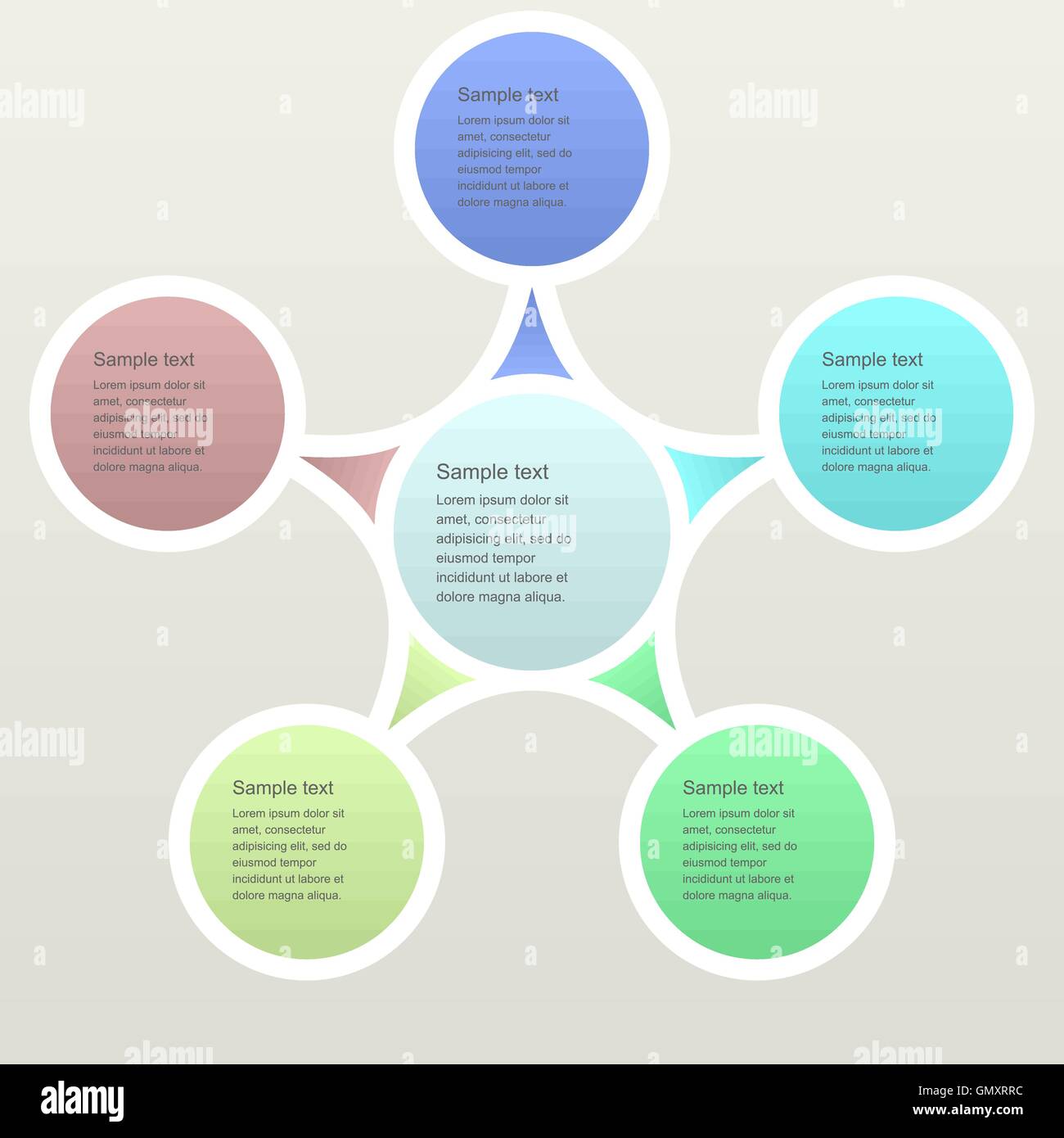 Five part template Stock Vector Images - Alamy