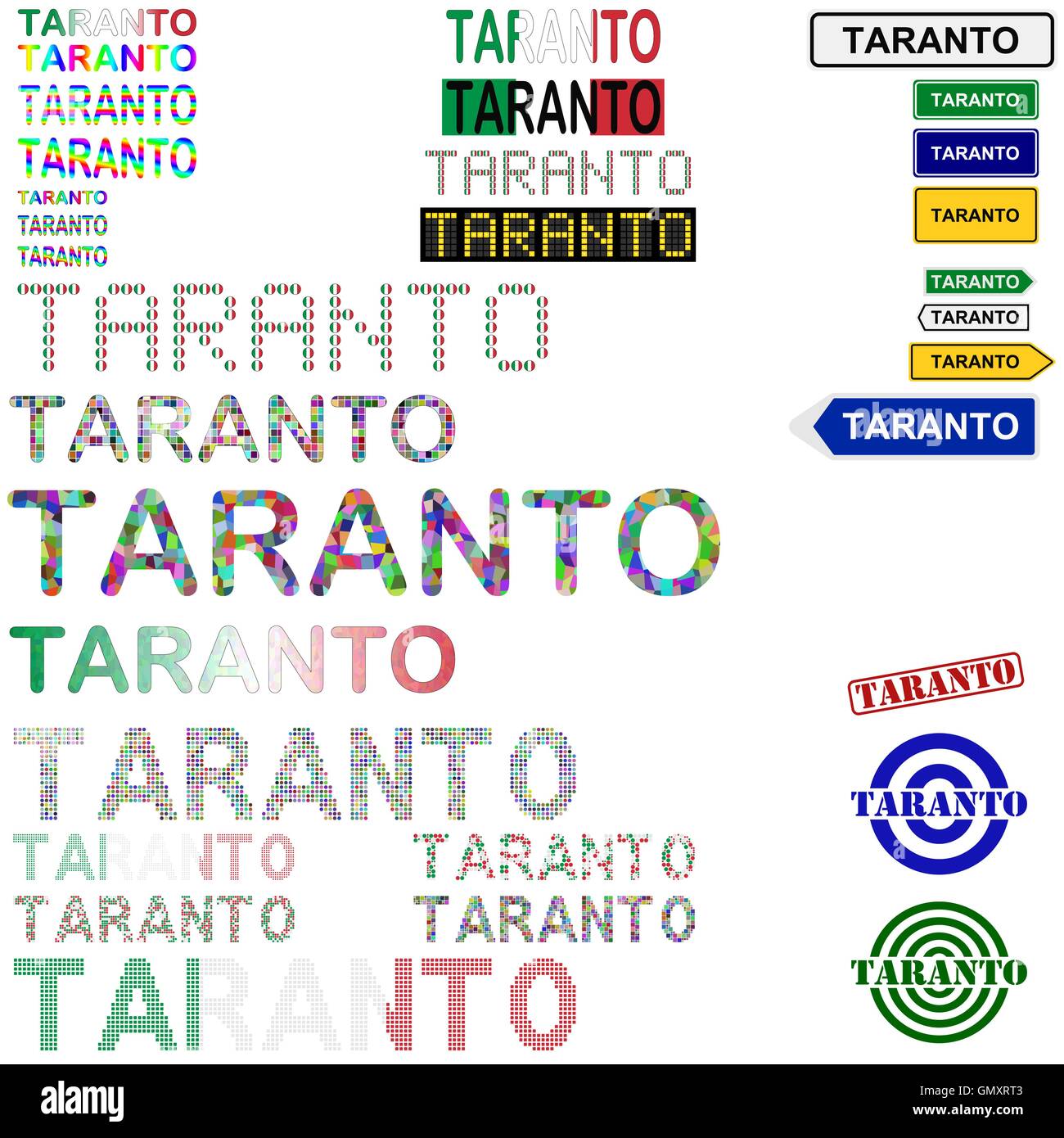 Taranto sign Stock Vector Images - Alamy