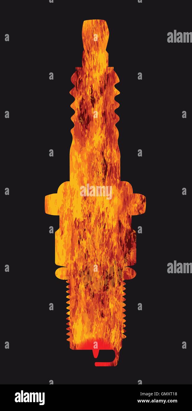 Spark plug drawing hi-res stock photography and images - Alamy