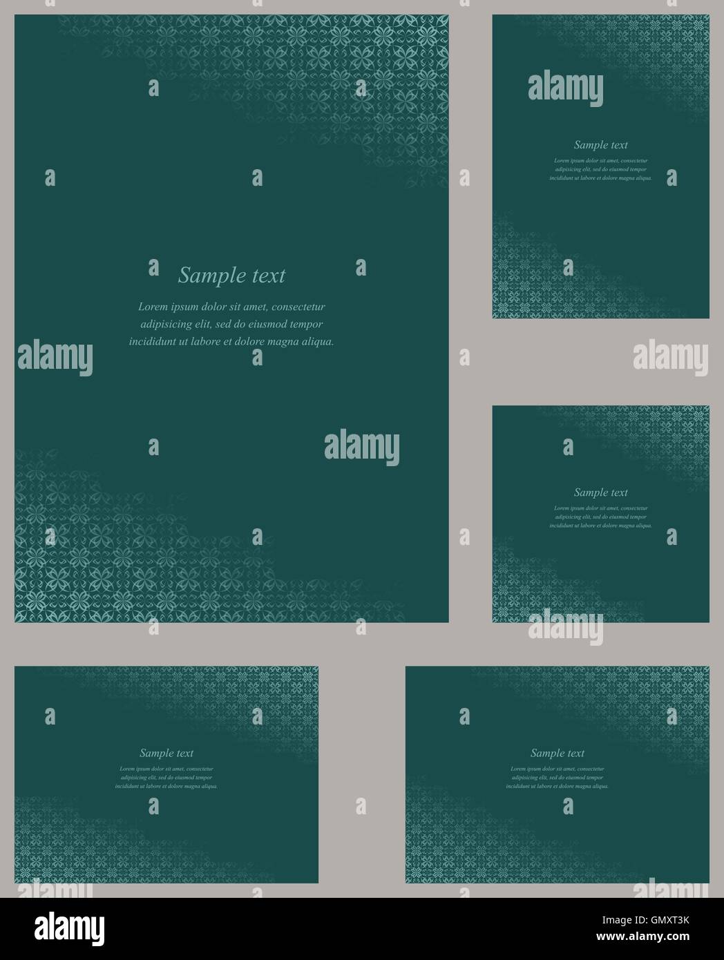 Page corner design template for invitation Stock Vector Image & Art - Alamy