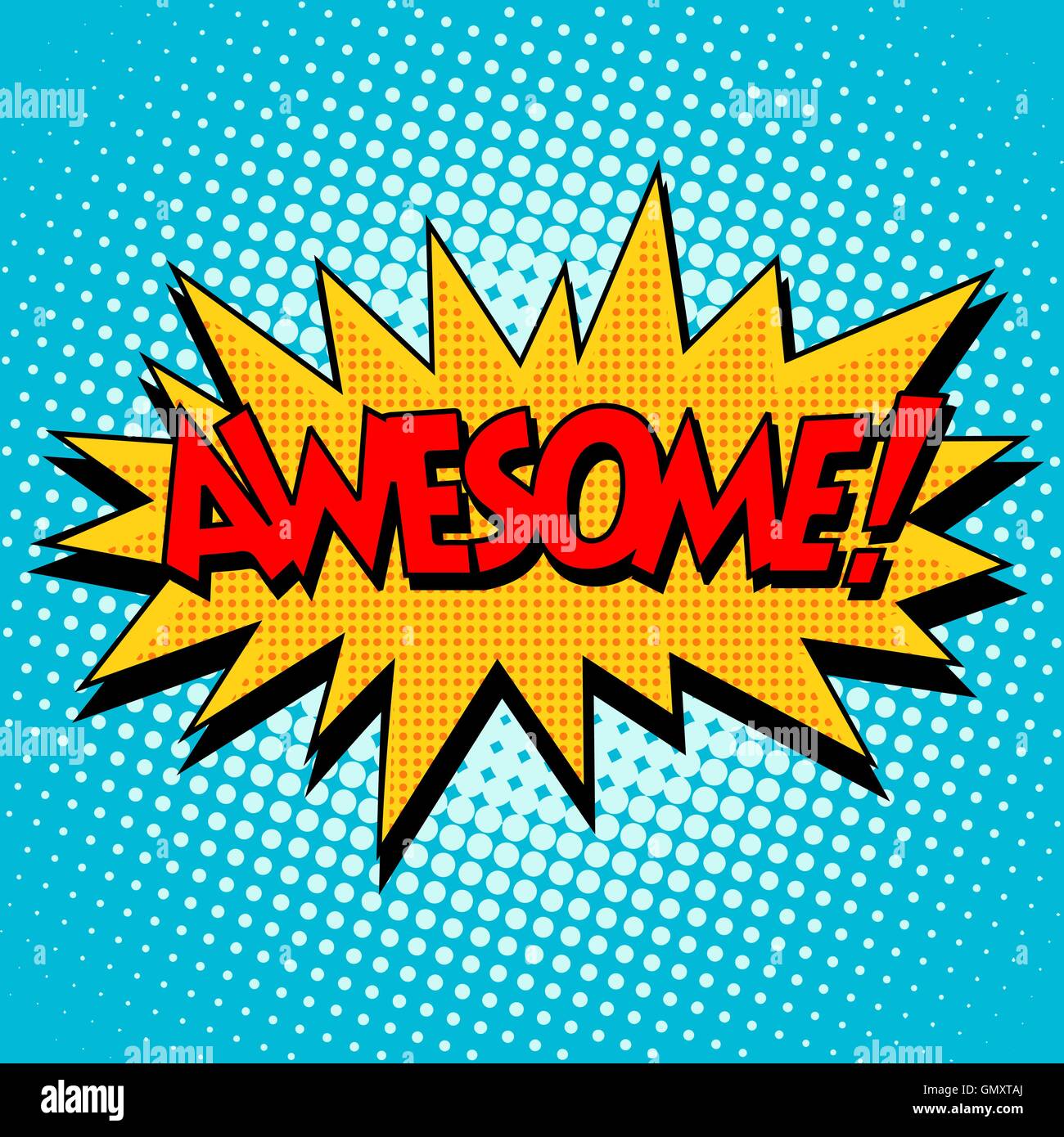 Awesome and word hi-res stock photography and images - Alamy