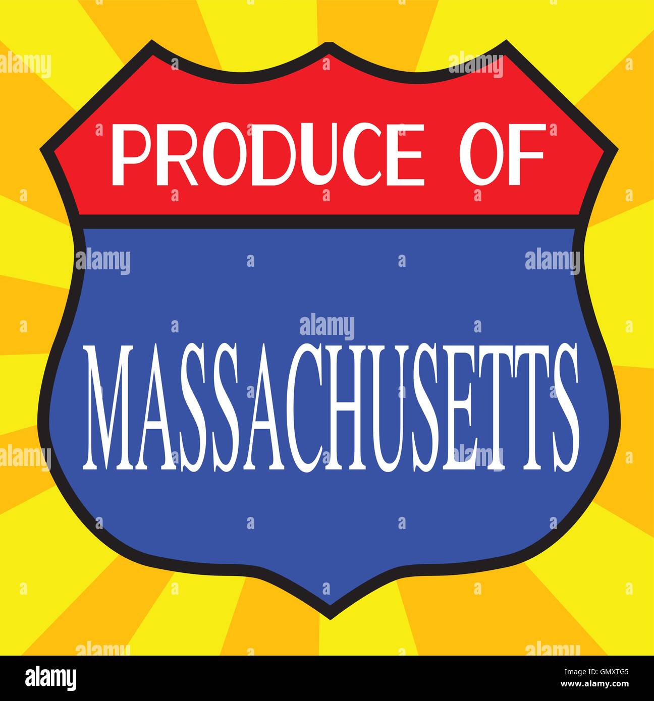 American massachusetts Stock Vector Images - Alamy