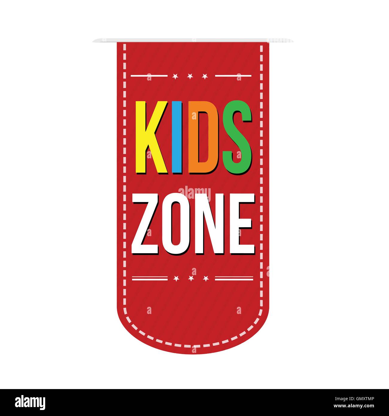 Kids zone banner design Stock Vector Image & Art - Alamy