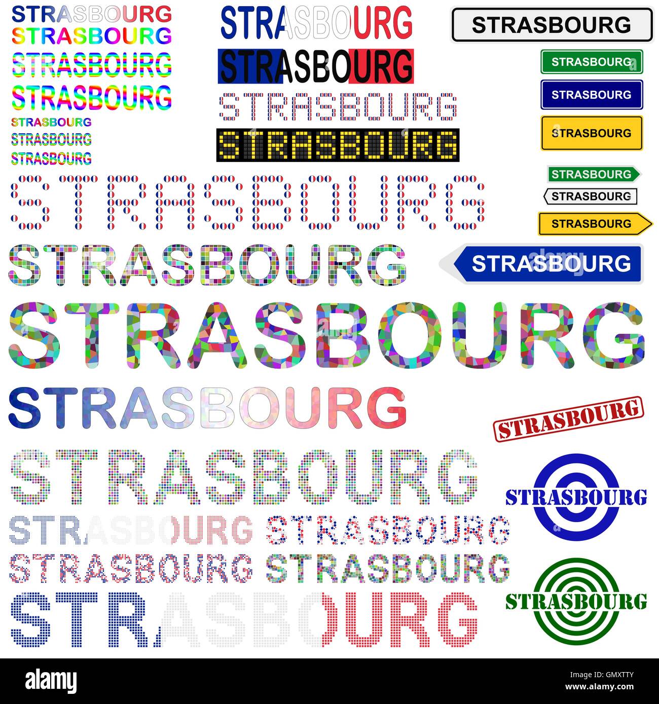 France strasbourg city tourism Stock Vector Images - Alamy
