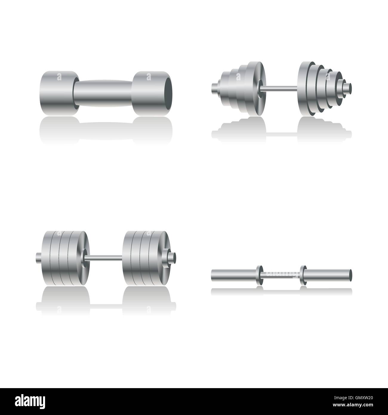 Dumbbell vector hi-res stock photography and images - Alamy